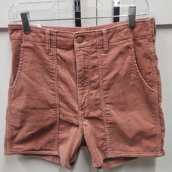 Wrangler | Shorts | Wrangler Corduroy Shorts In Rusty Rose | Poshmark